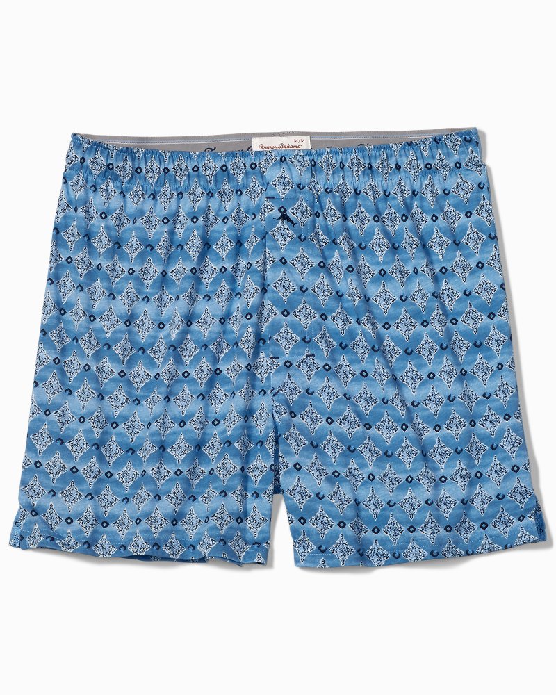 Diamond Waves Knit Boxers