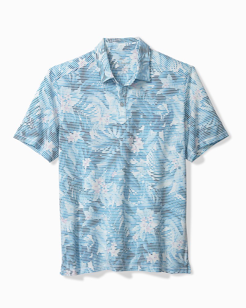 Big & Tall Costa Wave Lush Lines IslandZone® Polo