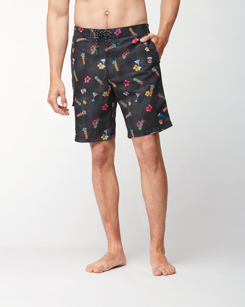 Big & Tall Baja Tiki Tiki Tini Boardshorts