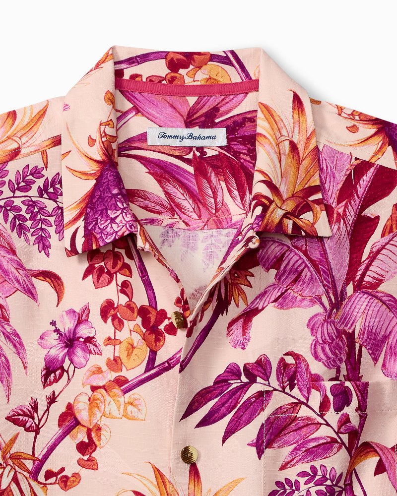 Garden of Hope and Courage Silk Camp Shirt