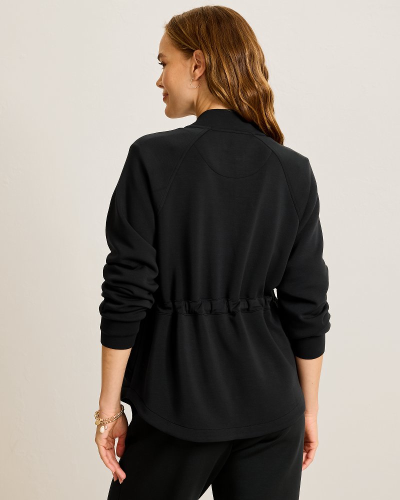 Palm Voyage Full-Zip Cinch-Waist Jacket