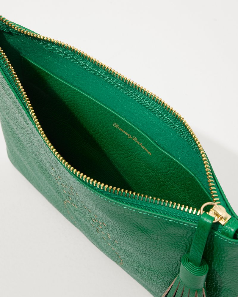 Tommy Bahama Perforated Leather Tote